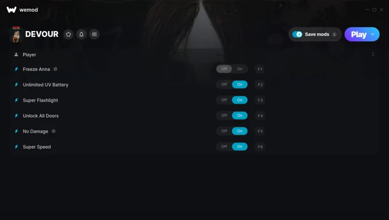 DEVOUR "Трейнер +6" [UPD: 23.04.2025] {MrAntiFun / WeMod} » Noobx