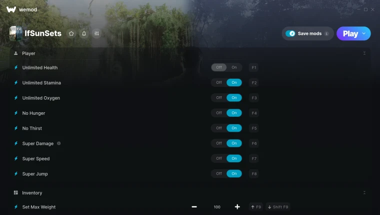 IfSunSets "Трейнер +16" [UPD: 05.08.2025] {MrAntiFun / WeMod} » Noobx